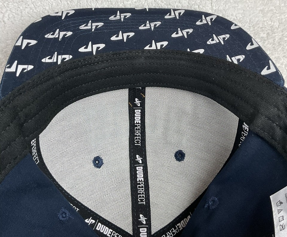 Dude Perfect PANDA-MONIUM Tour Adjustable Snapback Cap Navy Blue NWOT ...