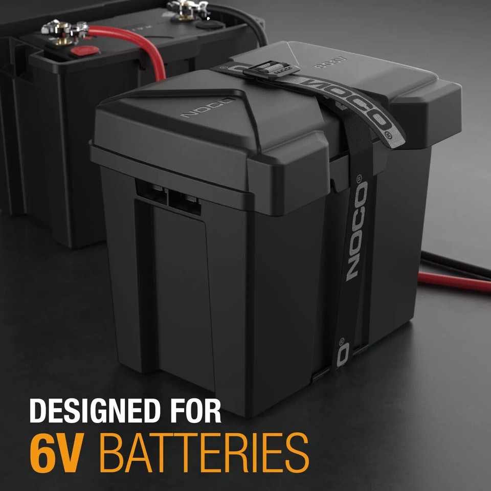 NOCO Snap-Top BG6V Battery Box Single 6V Battery Box for Marine ...