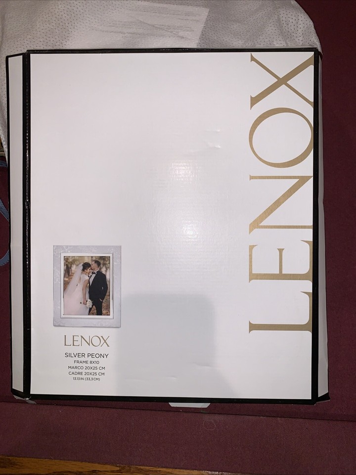 Lenox Silver Peony Frame 8x10 Wedding Picture Frame | eBay