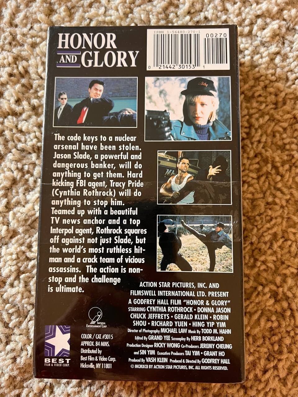 Honor and Glory (VHS) for sale online | eBay
