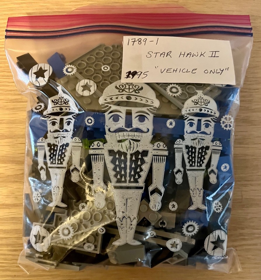 Lego Set 1789 Space “Unitron” STAR HAWK II (VEHICLE ONLY) w/PDF ...