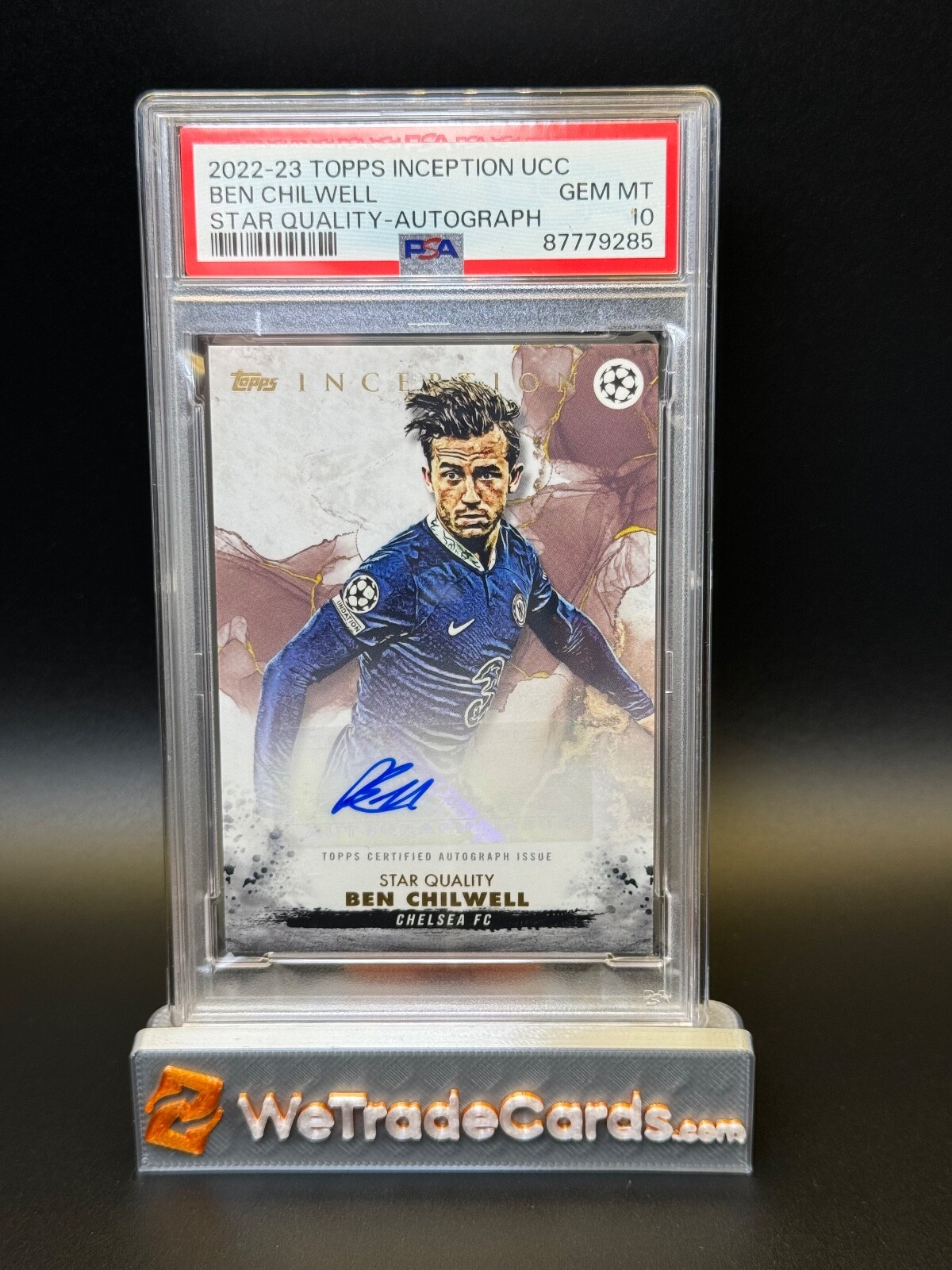 2022-23 Topps Inception UCC Ben Chilwell Star Quality Auto CHELSEA PSA ...