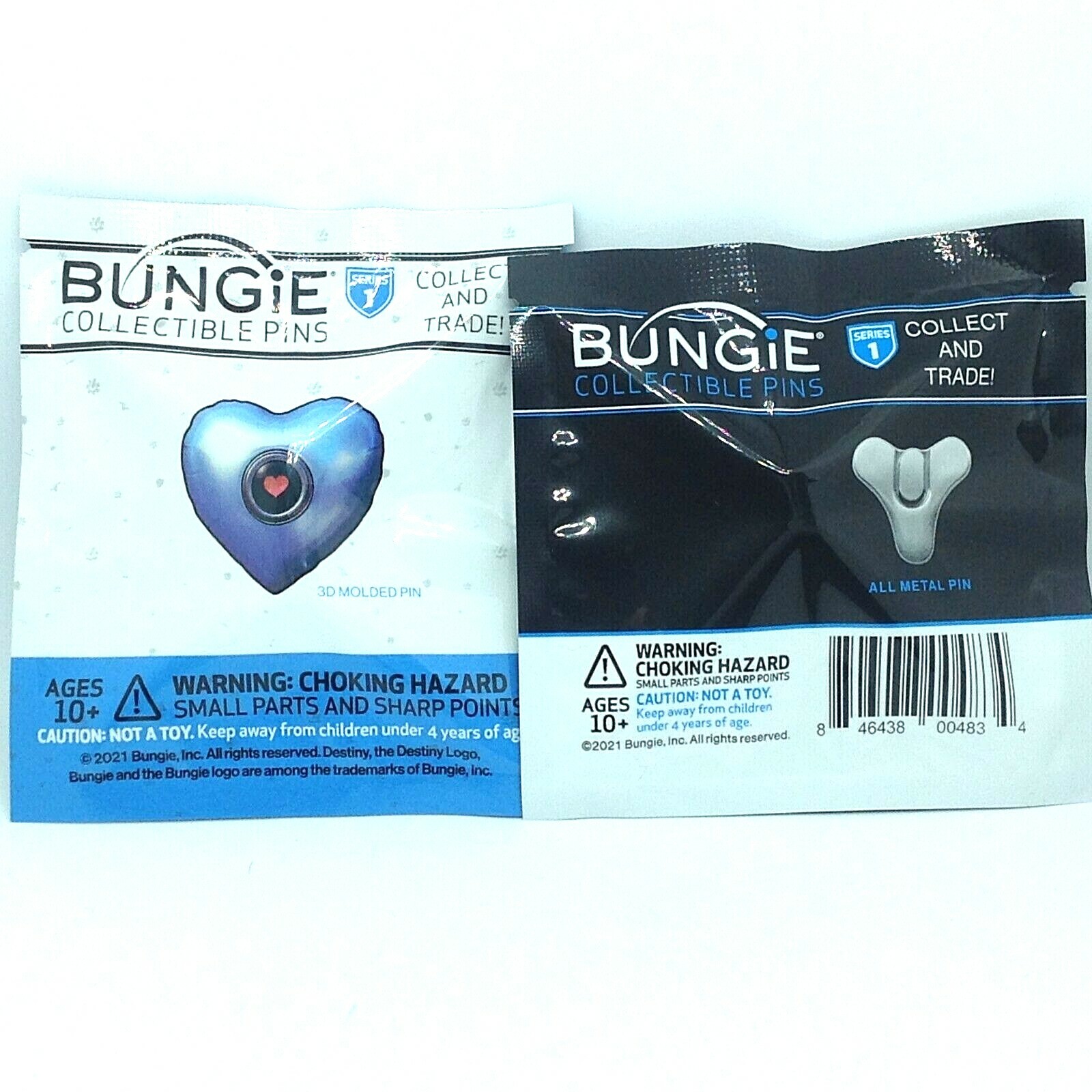 2 PINS BUNGIE collectible Empathetic Ghost Shell + Destiny Tricorn 2021 ...