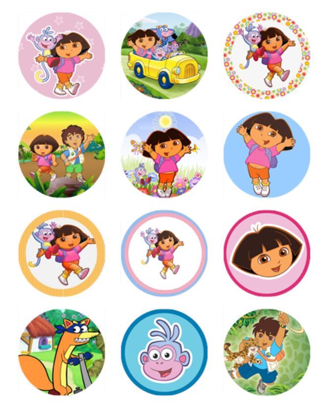 Dora Cake Toppers