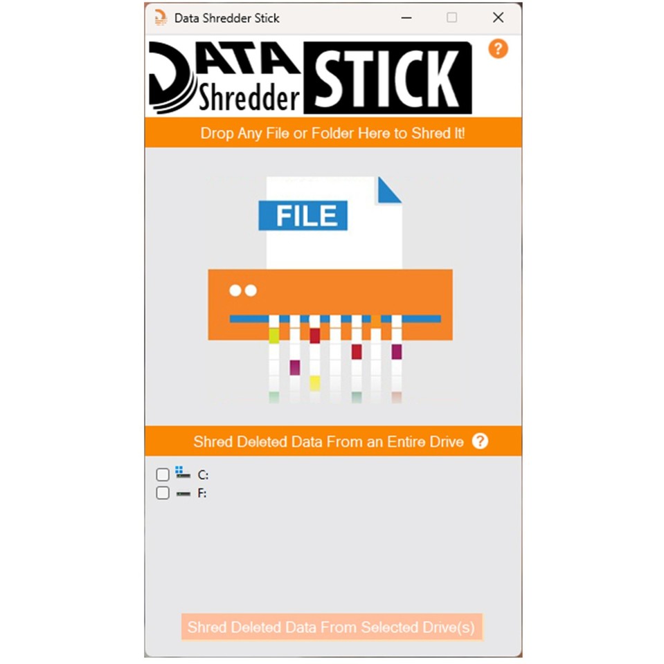 Data Shredder Stick Secure Data Wiping Tool for Windows Permanent Data Deletion | eBay