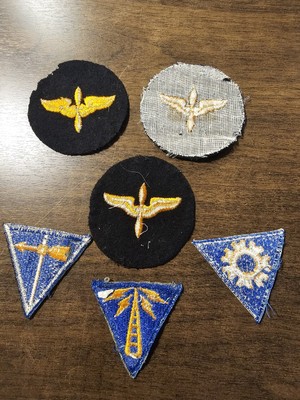 WWII US Army AAC Air Corps Plus Variation Cut Edge Patch Lot L@@K!!! | eBay