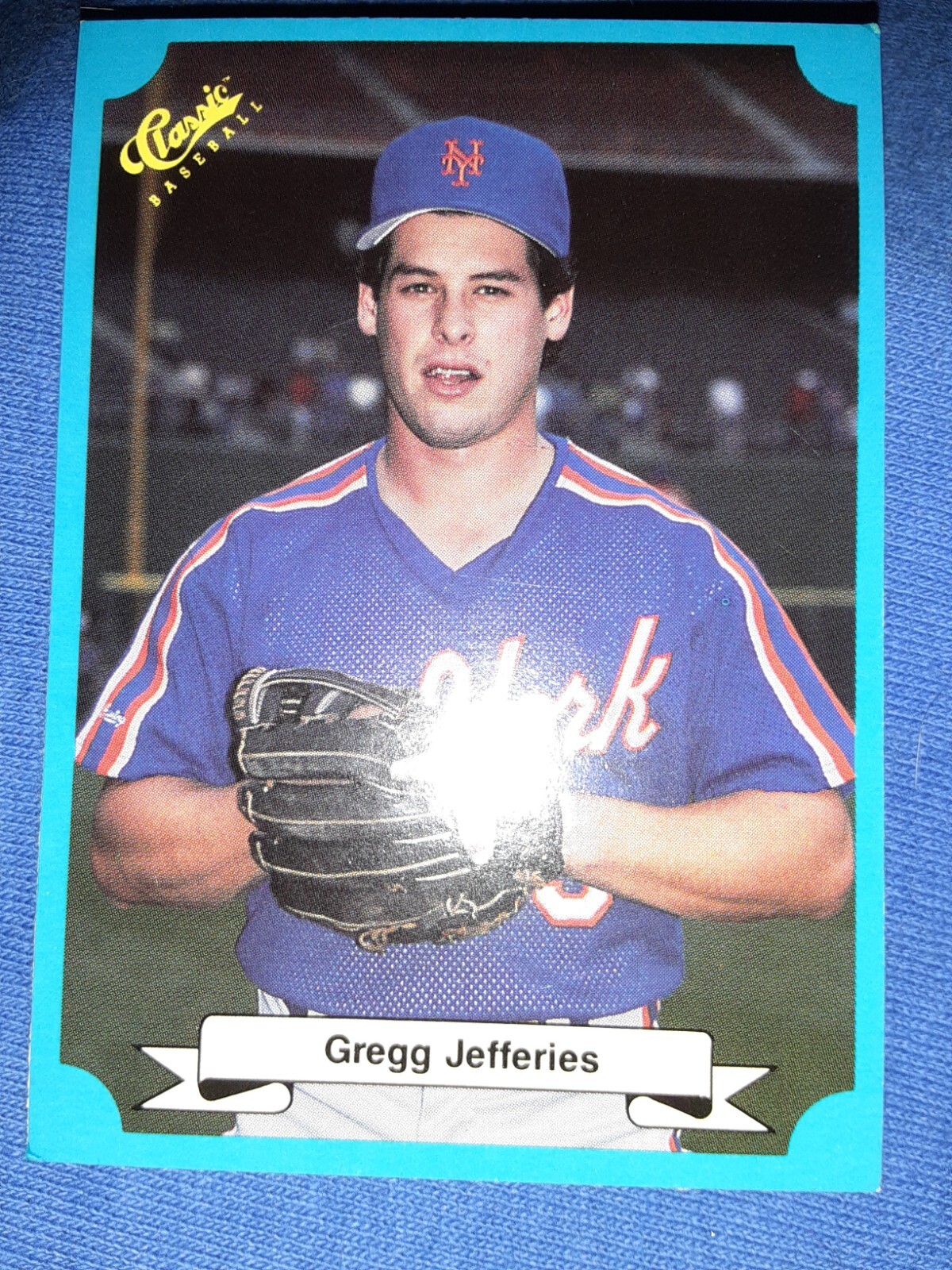 1988 Classic Blue Gregg Jefferies New York Mets #243 FREE SHIPPING MVP ...