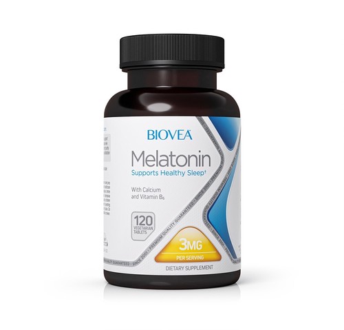 MELATONIN 3mg 120 Vegetarian Tablets by BIOVEA 04/25 | eBay