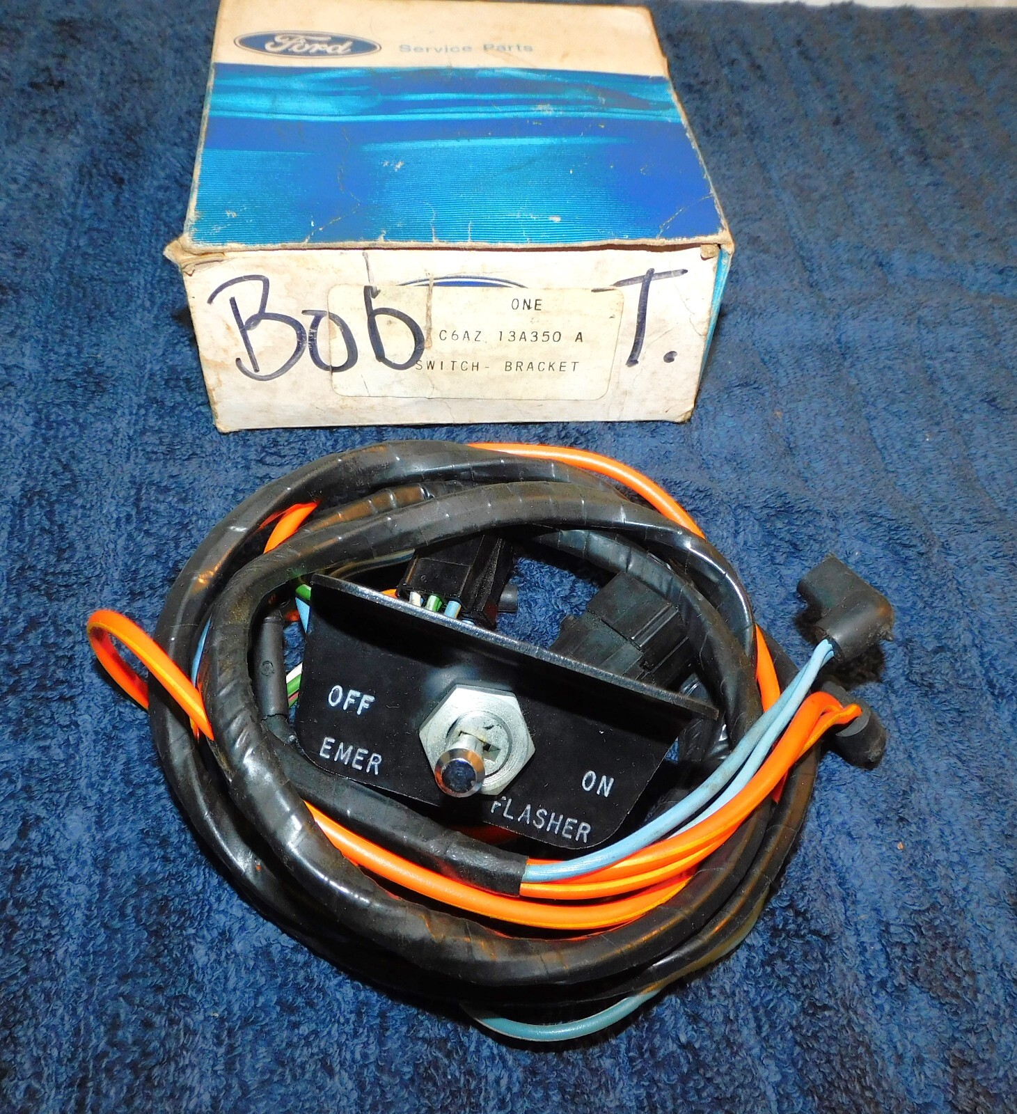 1966 Ford Mustang Fairlane Galaxie Mercury NOS EMERGENCY FLASHER SWITCH ...
