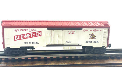 Vintage Lionel Budweiser King of Beers Reefer 9850 White in Original ...