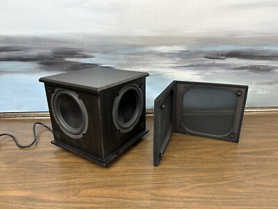 Speakercraft BassX Dual 6 Subwoofer | Black | Wired | Cube | Subwoofer