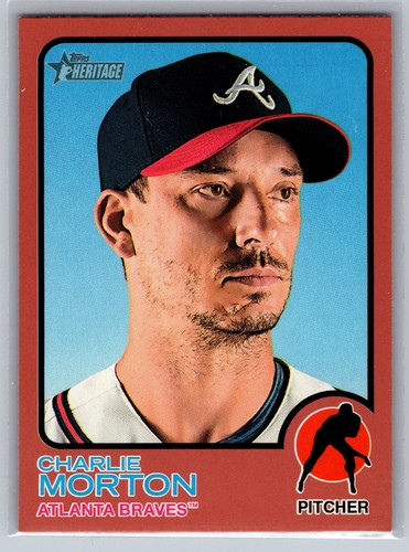 2022 Topps Heritage Charlie Morton Red Border #101 Atlanta Braves | eBay