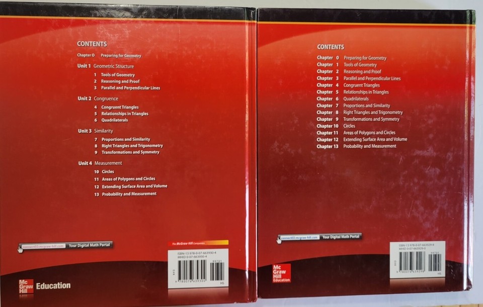 Glencoe Geometry Teacher Edition Common Core McGraw Hill 2014 Student ...