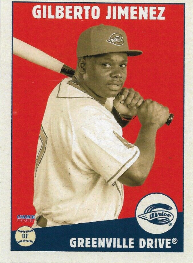 2023 Greenville Drive Gilberto Jimenez Boston Red Sox | eBay