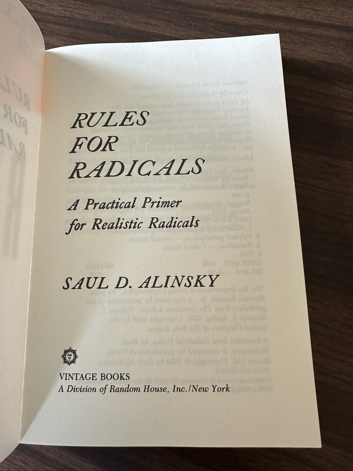 Rules for Radicals : A Pragmatic Primer for Realistic Radicals by Saul ...