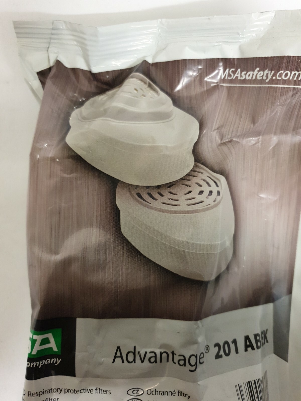 MSA Advantage 201 Abek, Respiratory protective Filter, EN14387 A2B2E1K1 ...