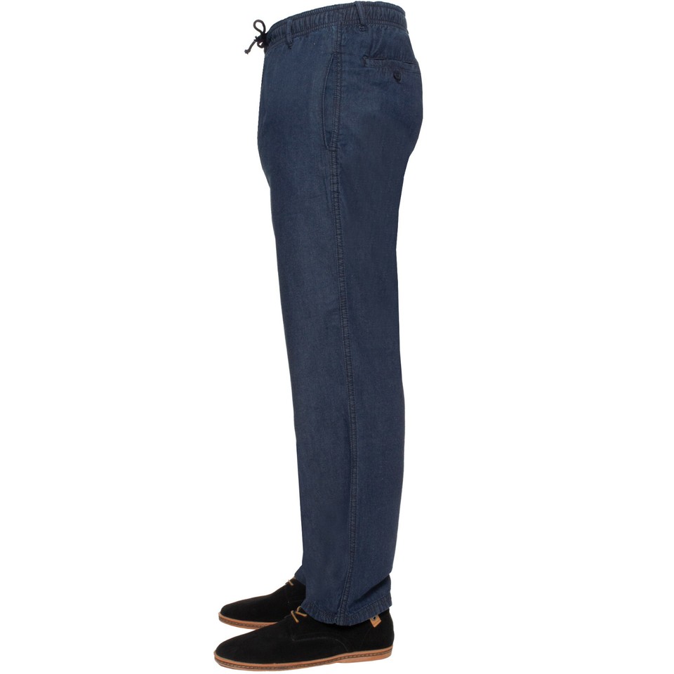 Kruze Rugby Trousers Mens Elasticated Waist Casual Smart Work Pants All ...