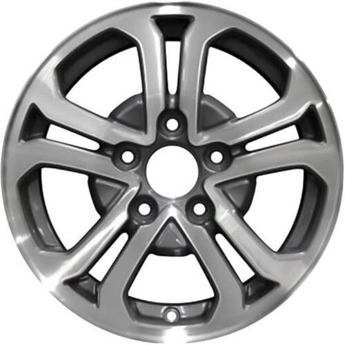 15in Wheel for Honda Fit 13-14 Charcoal Recon Alloy Rim w/o Center Cap ...