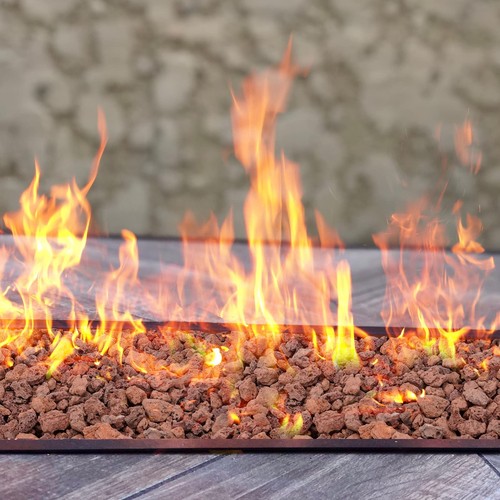 5lb Red Natural Lava Rock Granules For Gas Fire Pit Fireplace Gas Log ...