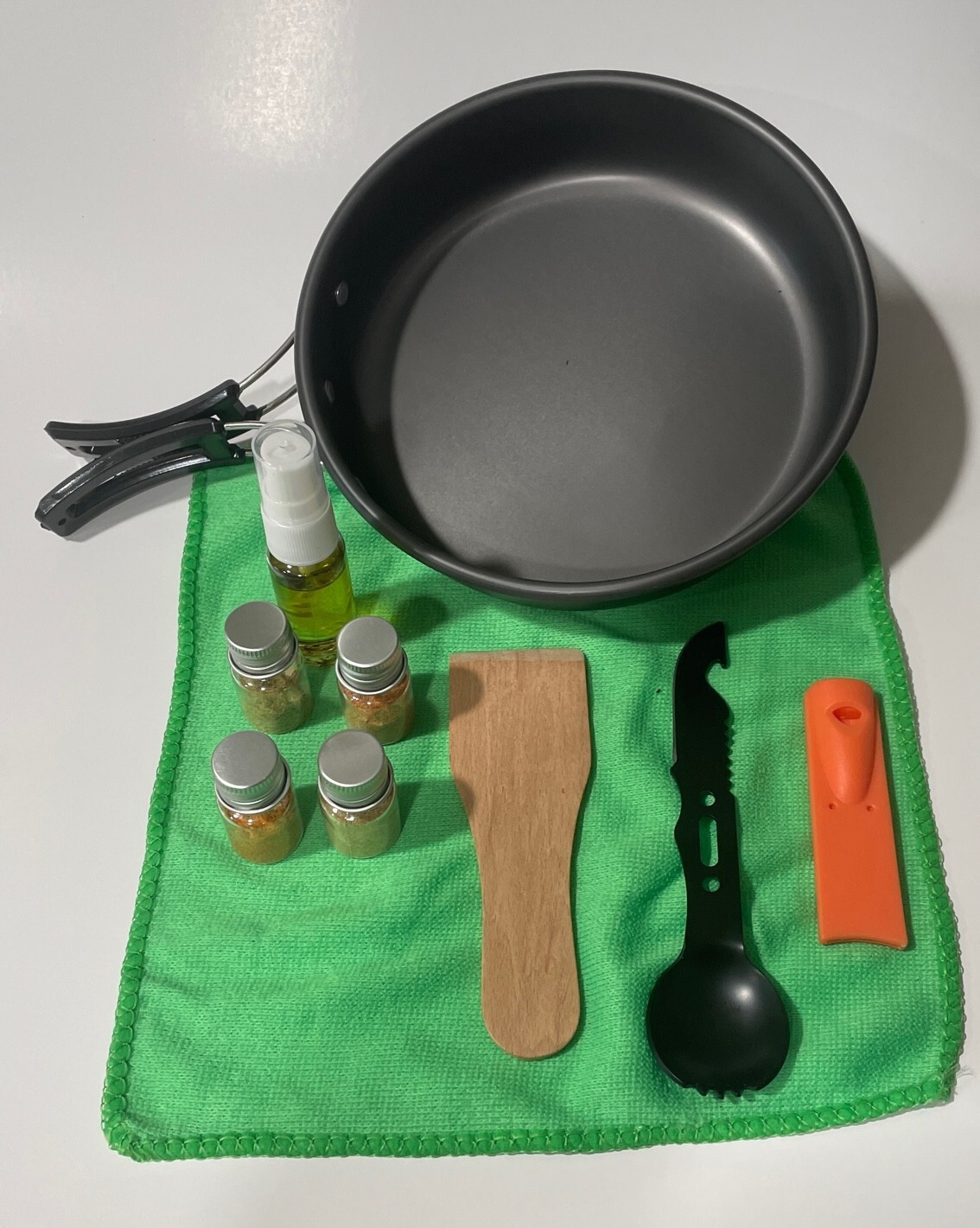 Lightweight Backpacking Camping Fry Pan Kit | eBay