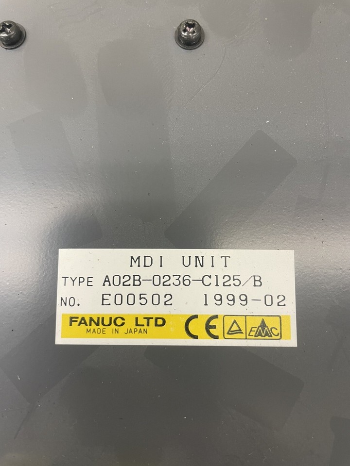 FANUC ROBOCUT A02B-0236-C125/B MDI PANEL ASSEMBLY | eBay
