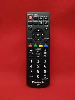 Original PANASONIC TV REMOTE CONTROL // N2QAYB000823 (SEE MODEL LIST ...