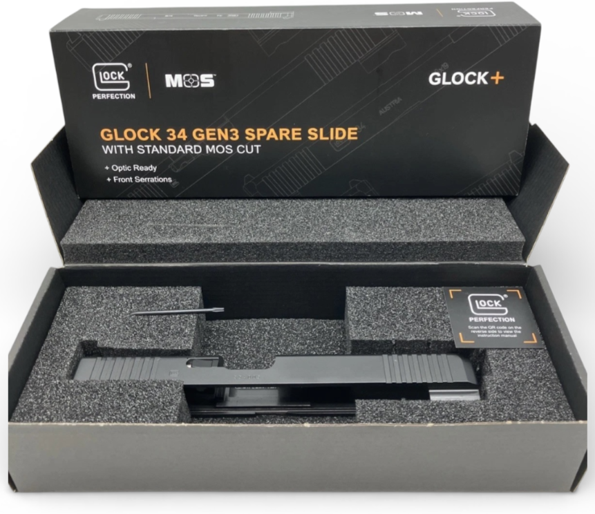 Glock OEM 34 G34 Gen 3 MOS Cut Optic Ready Slide 79011 FAST FREE ...