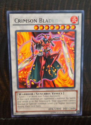 Crimson Blader - CBLZ-EN093 - Rare - Unlimited YuGiOh TCG Synchro Warrior | eBay
