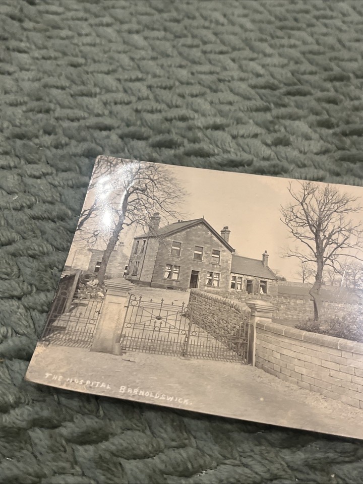 Vintage Real Photo Postcard the Hospital, Barnoldswick, Lancashire ...