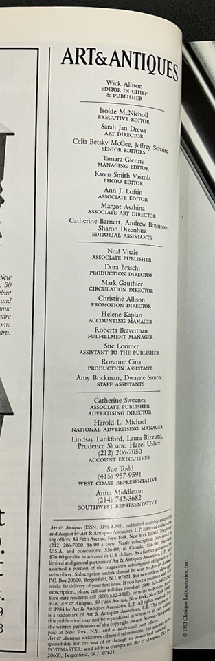Edward Gorey, Arts & Antiques Magazine, 1984, Oscar Wilde, Pen, Pencil ...