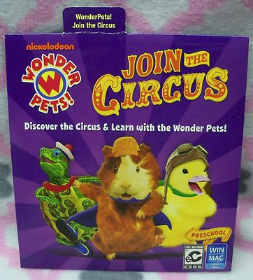 Join the Circus Wonder Pets Win/Mac CD-ROM Pre-School Play Learn ...