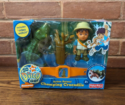 NIB Fisher-Price Nick Jr Go Diego Go! Action Animal Chomping Crocodile ...