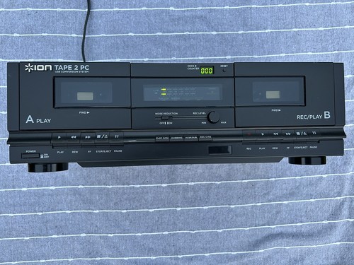 Ion Tape 2 PC USB Cassette Tape Dual Cassette Deck . For Parts Only ...