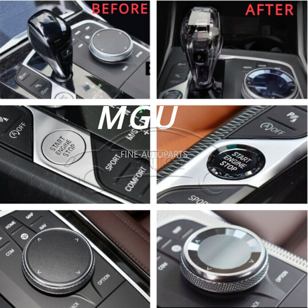 Crystal Gear Shifter Kit For BMW MGU X3 X4 X5 X6 X7 G01 G02 G05 G06 G07 ...