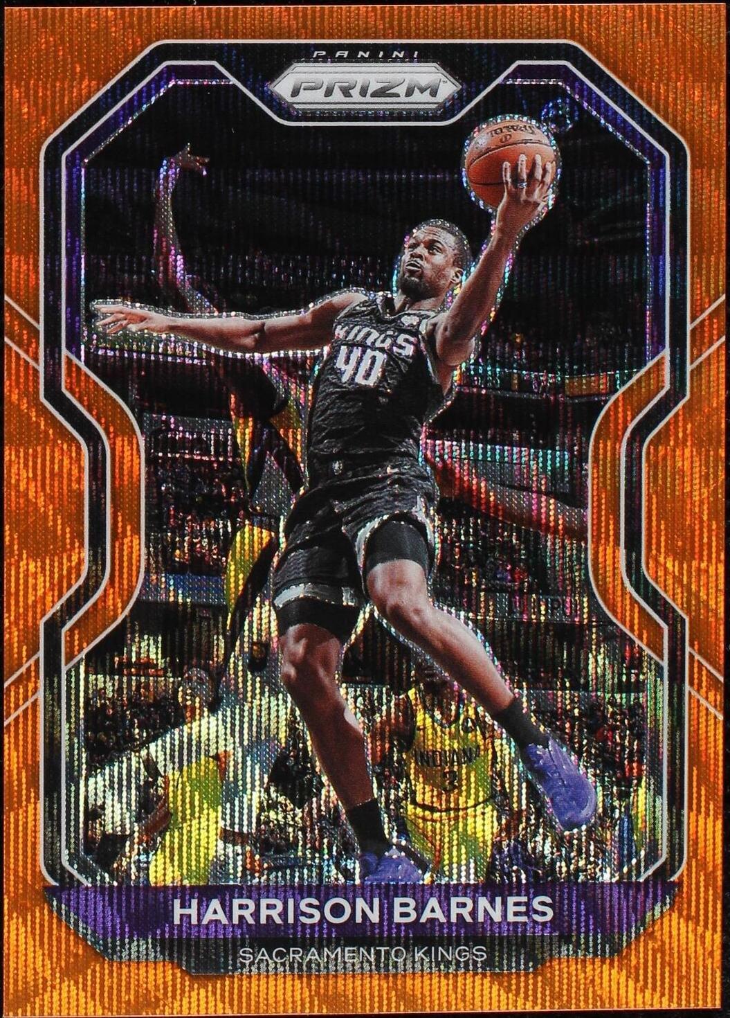 2020-21 Panini Prizm - Harrison Barnes #94 Orange Wave Prizm /60 for ...