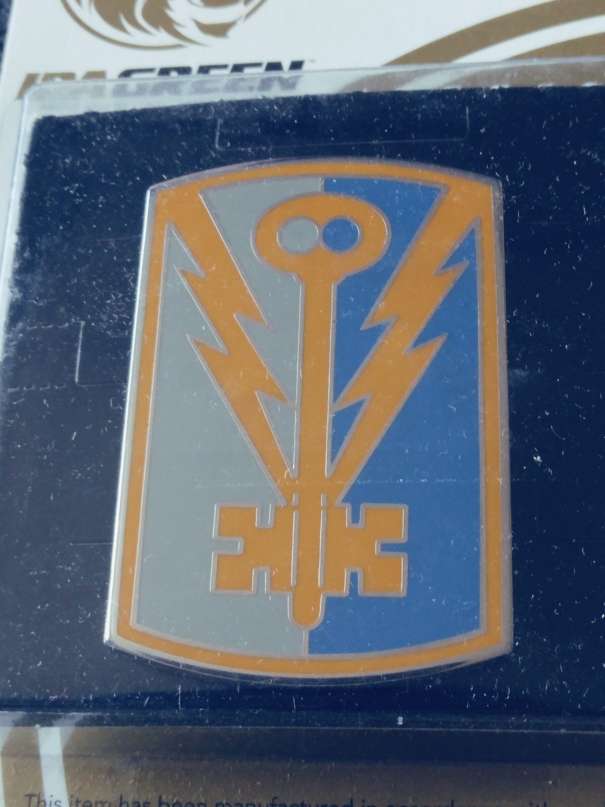 LARGE - 2 INCH - CSIB 501st MILITARY INTELLIGENCE BRIGADE PIN - NEW | eBay