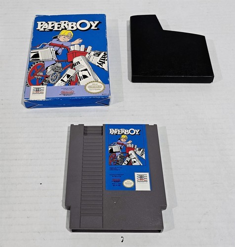 A-342 VINTAGE NINTENDO NES PAPERBOY W/ BOX WORKING | eBay