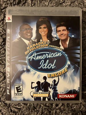 American Idol Encore MINT DISC Sony PlayStation 3 PS3 Karaoke ...