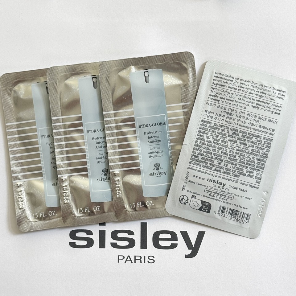4x Sisley HYDRA-GLOBAL Intense Anti-Aging Hydration Sample - 4ml/.13oz each | eBay
