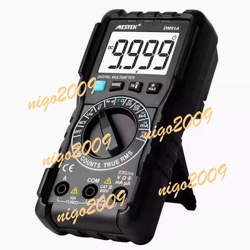 Brand New MESTEK DM91A Digital Multimeter Intelligent Multi Meter 9999 ...
