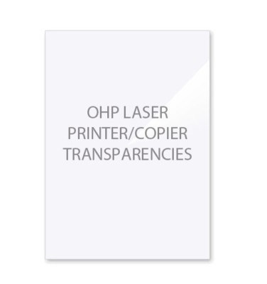 A4 Plain & Paper Strip Backed OHP Transparency Film for Mono & Colour ...