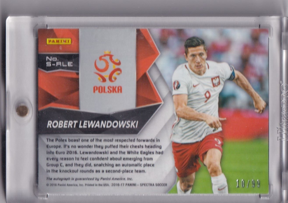 Panini Spectra 2016-17 No. S-RLE Robert Lewandowski Autograph 10/99 | eBay