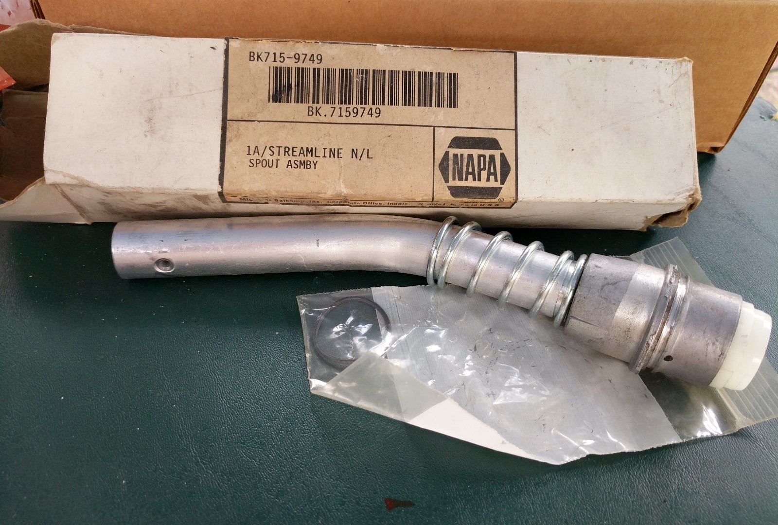 NAPA BK 715-9749 1A/Streamline Spout Asmby B5 | eBay