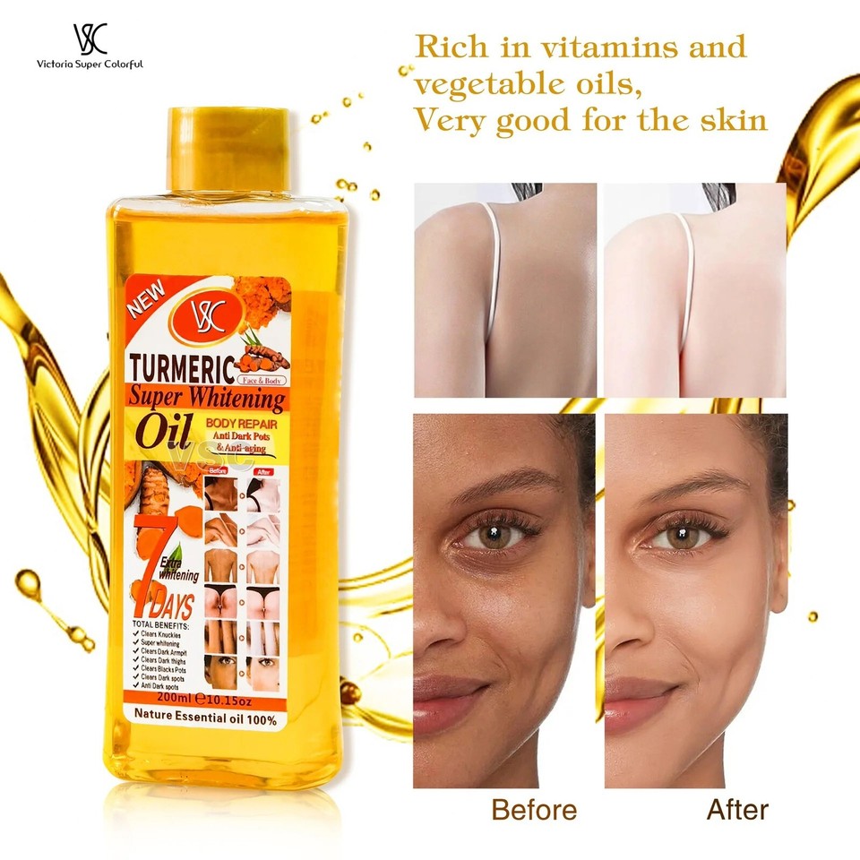 Tumeric Super Whitening Oil Repair Dark Spot Hyperpigmentation Remover ...