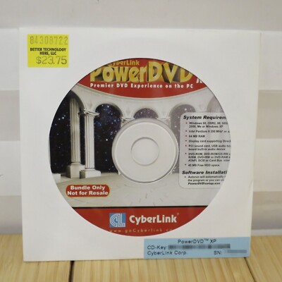 CyberLink Power Windows XP PC 2001 with Key | eBay
