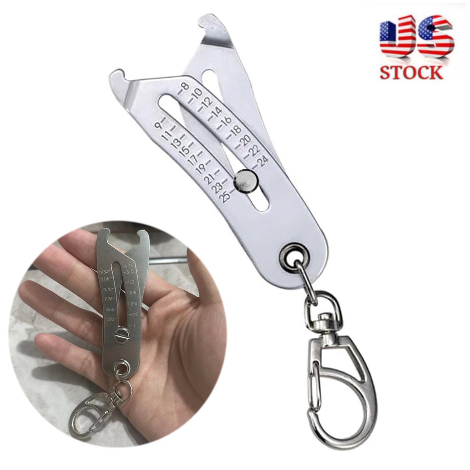 Bolt and Nut Identifier Gauge Size Gauge Precise Bolt Size Finder ...