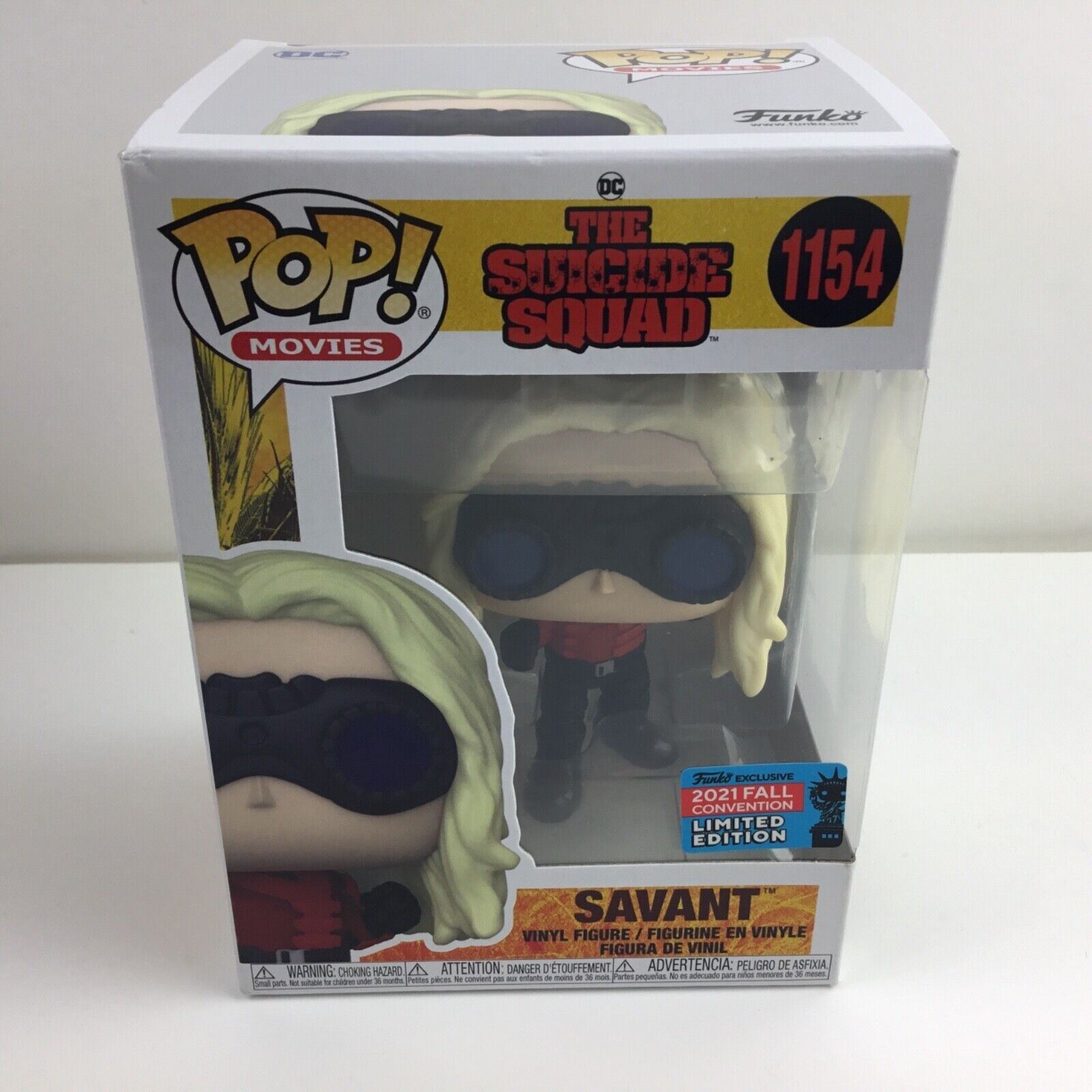 Funko Pop SAVANT 2021 NYCC Convention Exclusive DC SUICIDE SQUAD 1154 ...