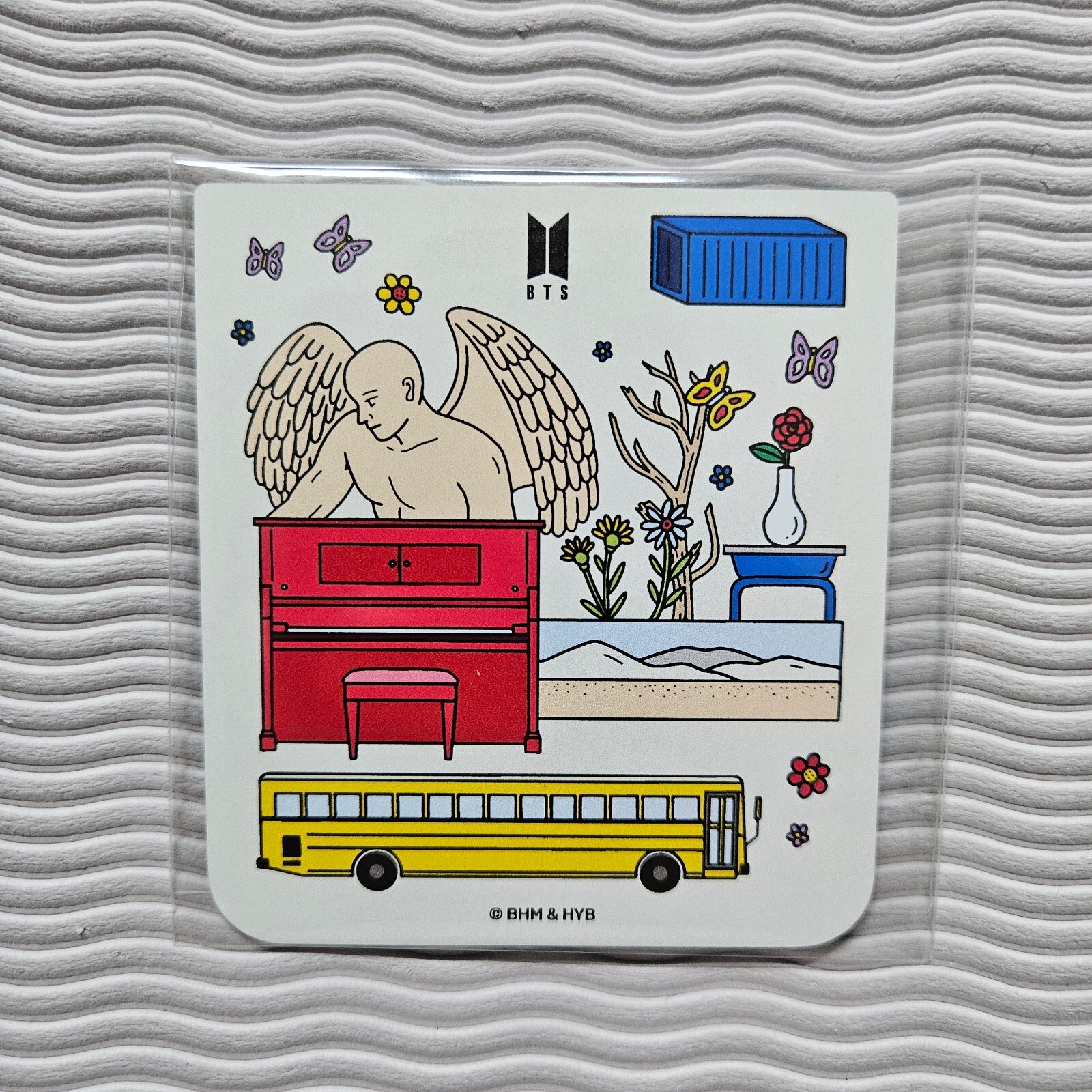 YetToCome] BTS x Samsung INTERACTIVE Card For Galaxy Z Flip5 Suit Case ...