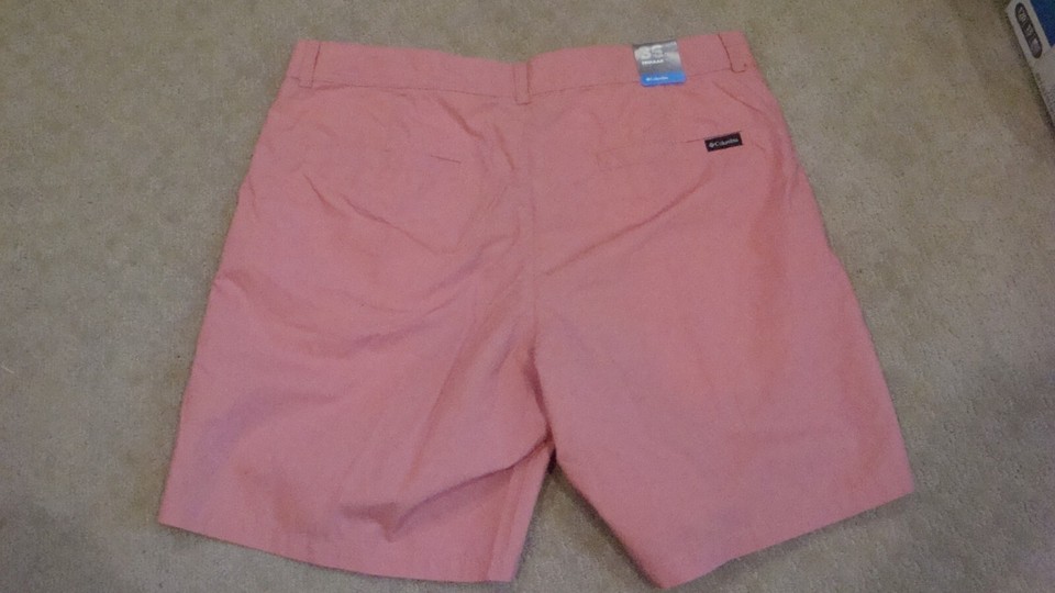NWT Columbia Washed Out red shorts Men 36 | eBay