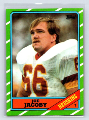 1986 NFL Topps Joe Jacoby #171 Washington Redskins 86-TFBC | eBay